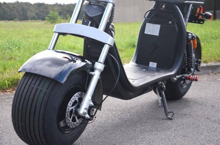 Coco Bike Fat E-Scooter mit Straßenzulassung bis zu 40 km/h schnell - 35km Reichweite, 60V ...
